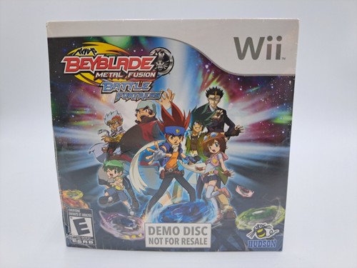 Beyblade Metal Fusion Battle Fortress Sealed Wii Demo Rare NFR NOT FOR ...