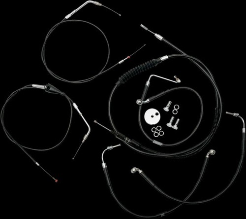 LA Chopper STD Black 12-14in Handlebar Controls Kit Harley Electra ...