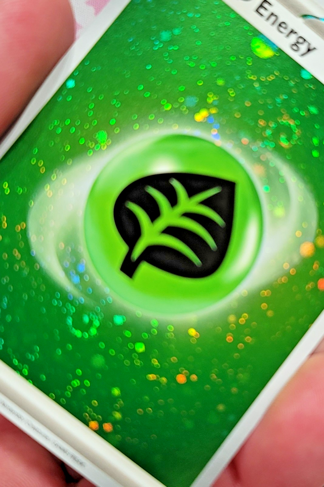 Basic Grass Energy 001 Scarlet & Violet 151 Cosmos Holo NM **2 X SWIRLS ...