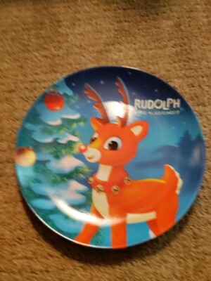 Rudolph the Red-Nosed Reindeer 8 inch Christmas Collector Plate by New ...