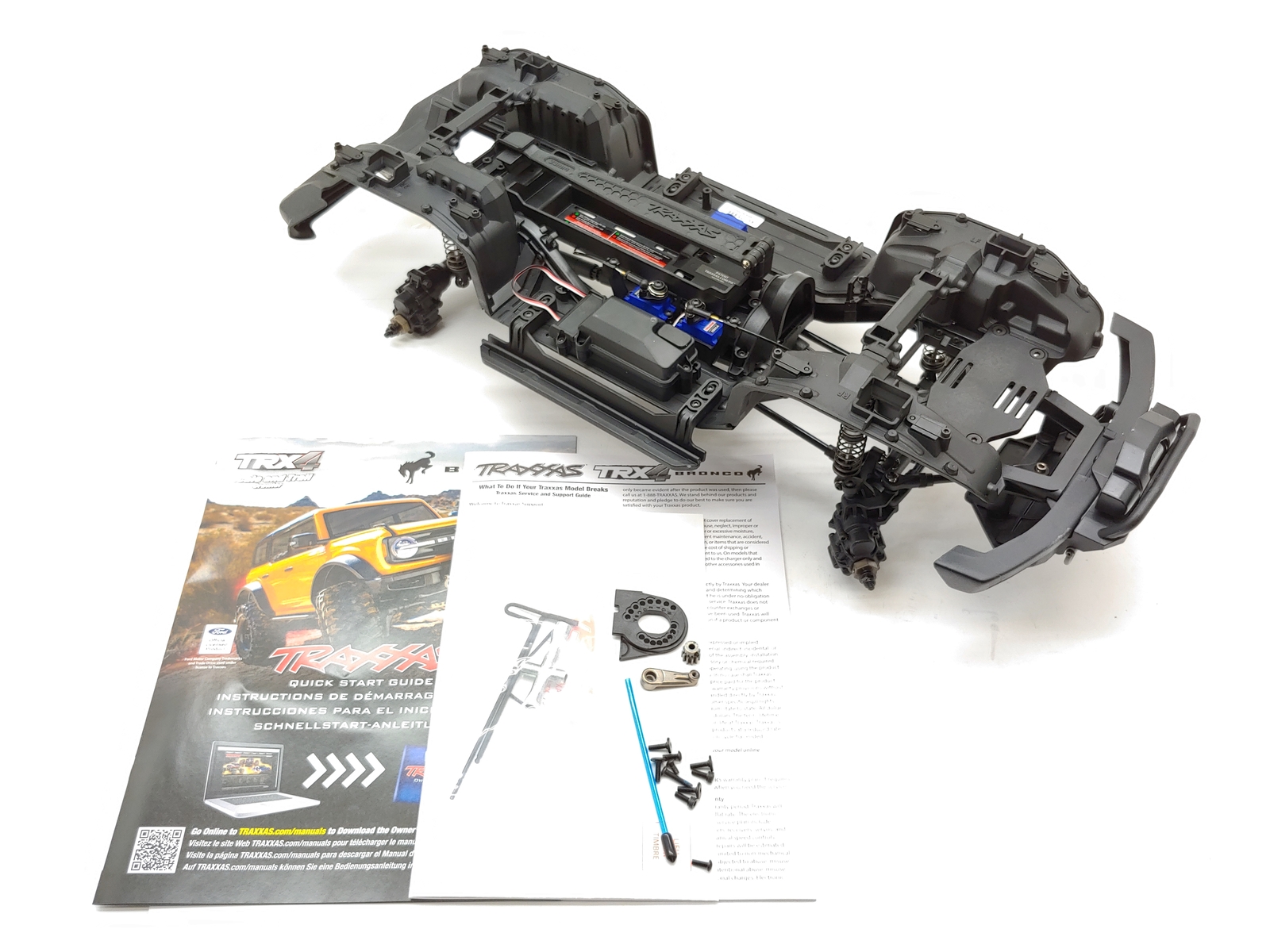 NEW: TRAXXAS TRX-4 2021 FORD BRONCO RC ROCK CRAWLER ROLLER SLIDER w ...