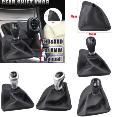 MT For BMW 1 Series E81 E82 E87 E88 2007-2011 Gear Shift Knob Lever ...