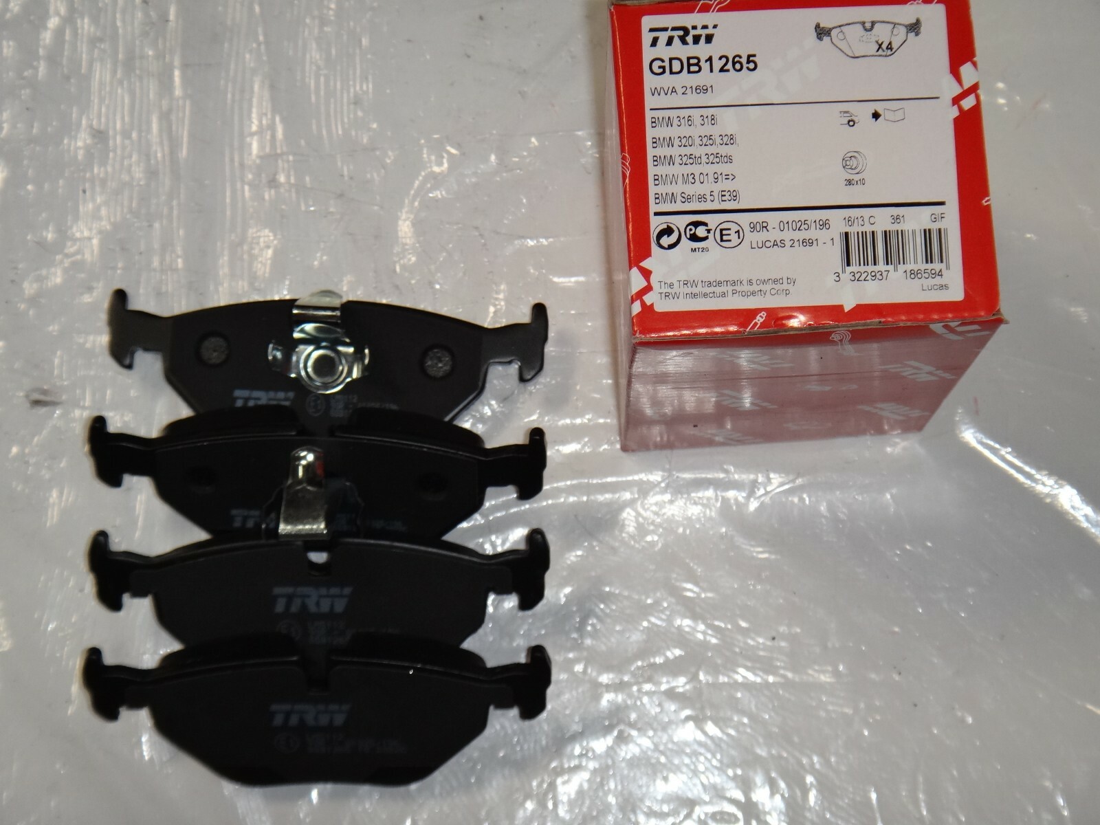Disc Brake Pad Set-Premium Disc Brake Pad TRW TPM0692A for sale online ...