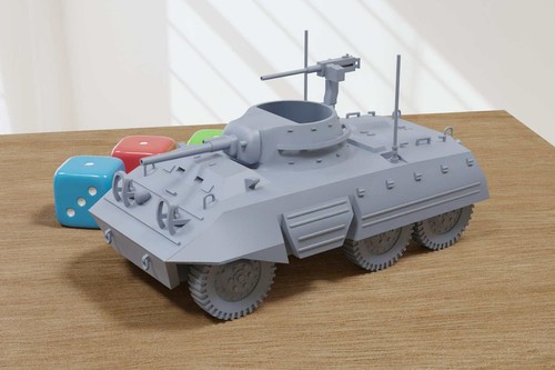 M8 Greyhound - 3D Printed Miniature Wargaming Combat Vehicle - 28mm ...