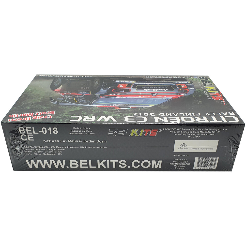 Belkits Citroën C3 WRC Finland 2017 Rally Car Model Kit BEL018 Scale 1/24 | eBay