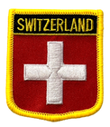 EMBROIDERED SWITZERLAND COUNTRY FLAG SHIELD PATCH | eBay