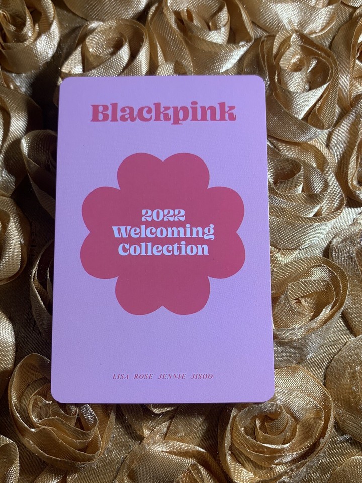 LISA BLACKPINK Welcoming Collection Edition Celeb KPOP Girl Photo Card ...