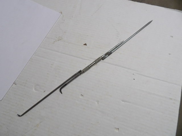 STARRETT #67 Improved Scriber w/2 Extra Long Steel Scribe Points used ...