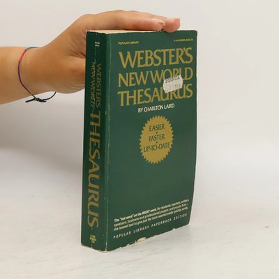 Webster's New World Thesaurus by Charlton Grant Laird | eBay UK