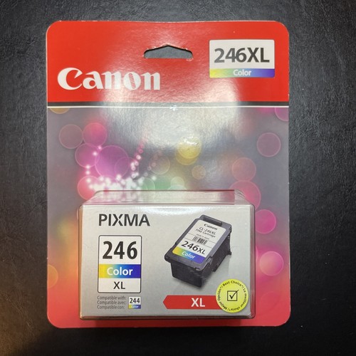 New Genuine Canon Pixma 246 XL Ink Cartridge Color CL-246XL Free ...