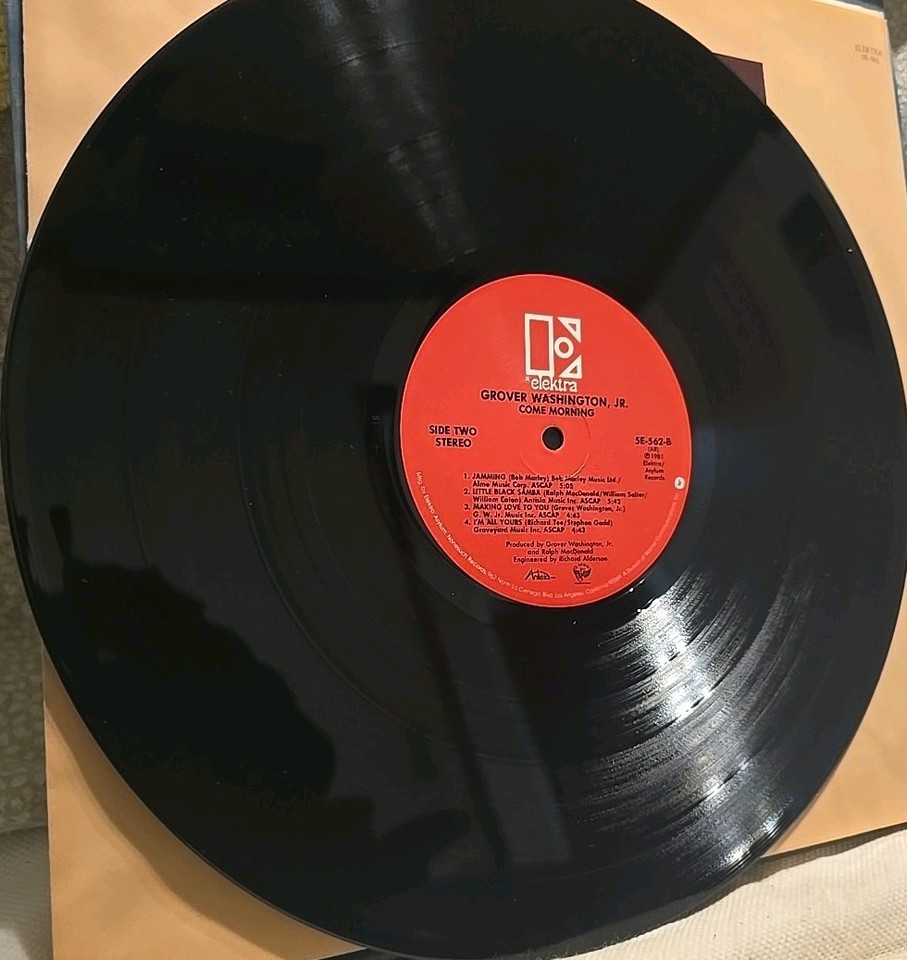 Grover Washington, Jr. "Come Morning" 1981 Vinyl LP, Elektra SE-562 ...