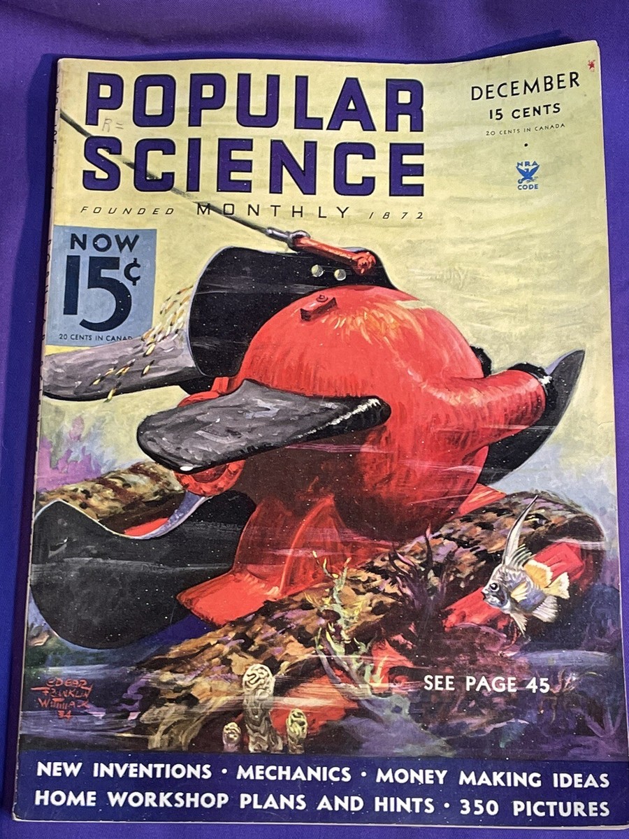 Popular Science Magazine Cover