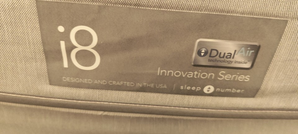 sleep number i8 full size mattress with stand and mattress topper. | eBay