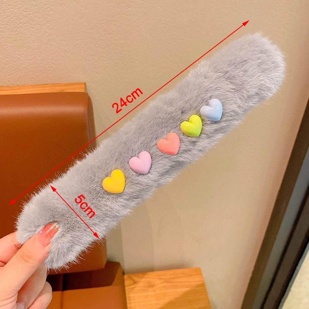Plush Plush Slap Circle Coiling hairpin hair band Fashion Hair Rope ...