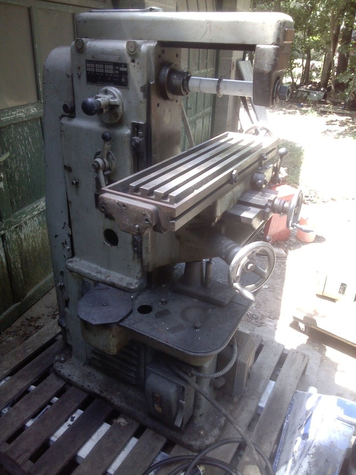 Steinel Horizontal Milling Machine With Vertical Head Made In Germany ...