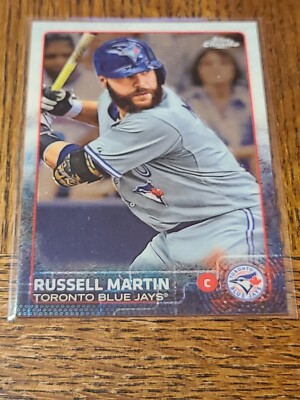 BLUE JAYS RUSSELL MARTIN 2015 TOPPS CHROME #61 | eBay
