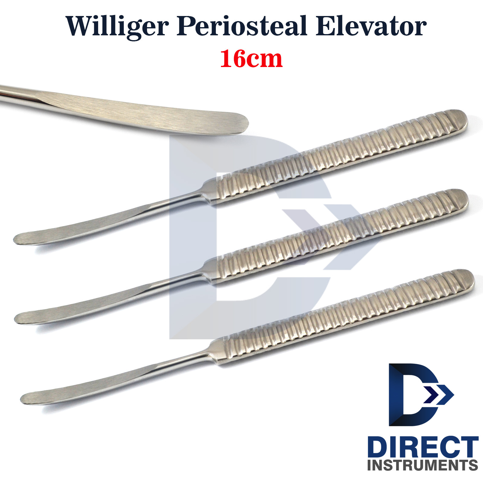 3Pcs Dental Williger Periosteal Elevators 16cm Raspatory Scraping Periosteum New | eBay
