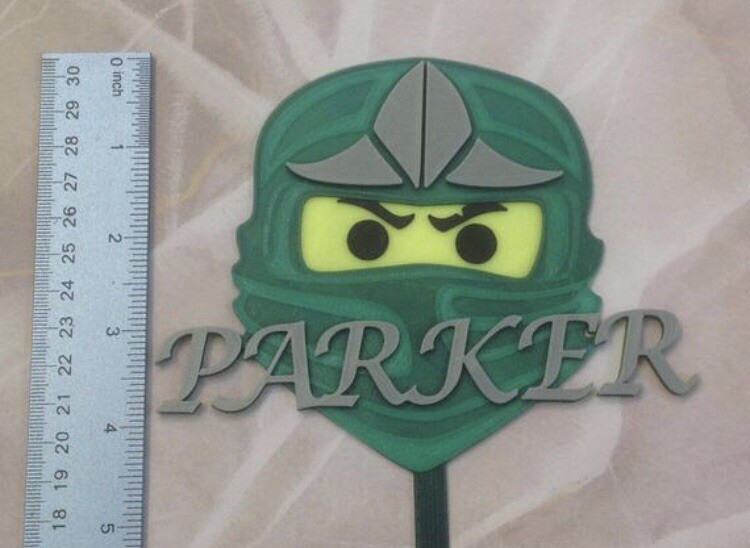 Ninja Mask Inspired by Ninjago Custom Cake Topper | eBay