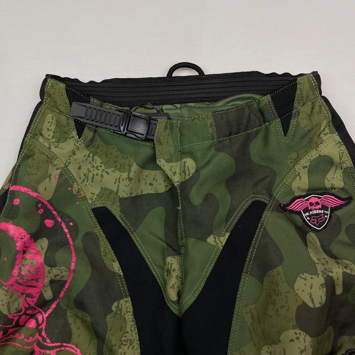 Pink Camo Fox Racing