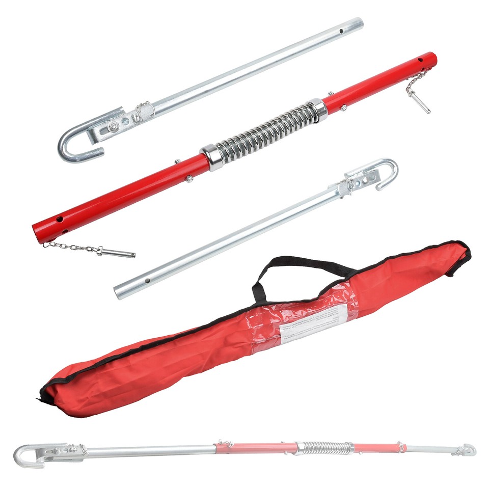 3000KG TOWPOLE CAR VAN RECOVERY TOWING BAR TOW POLE+ DAMPER SPRING ...