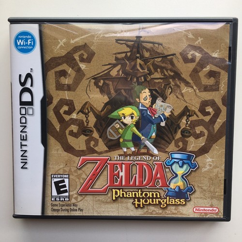 Legend Of Zelda Phantom Hourglass DS cart clamshell manual authentic ...