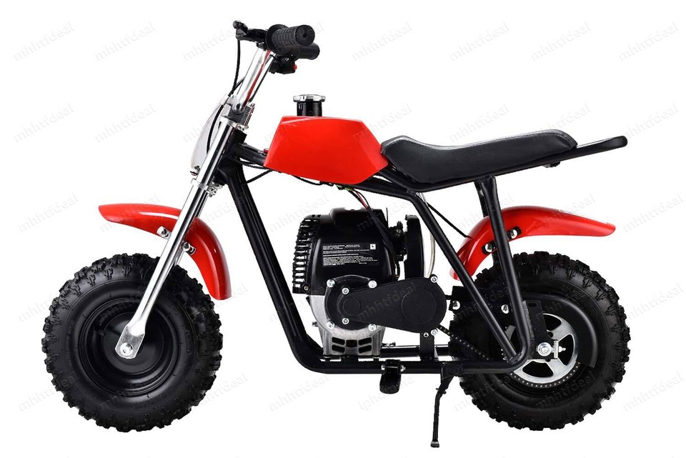 4-Stroke Mini Dirt Bike 40CC Gas-Powered Off-Rode Motor Bike For Teens ...