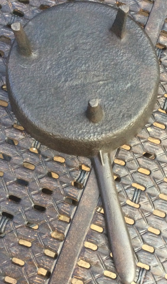 RARE-Savery & Co. 9” 3-Legged Cast Iron Spider Skillet (early 1800s ...