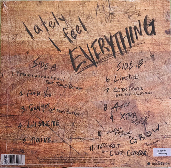 WILLOW-Lately I Feel Everything (Red Vinyl)-Vinyl LP-Brand New/Still ...