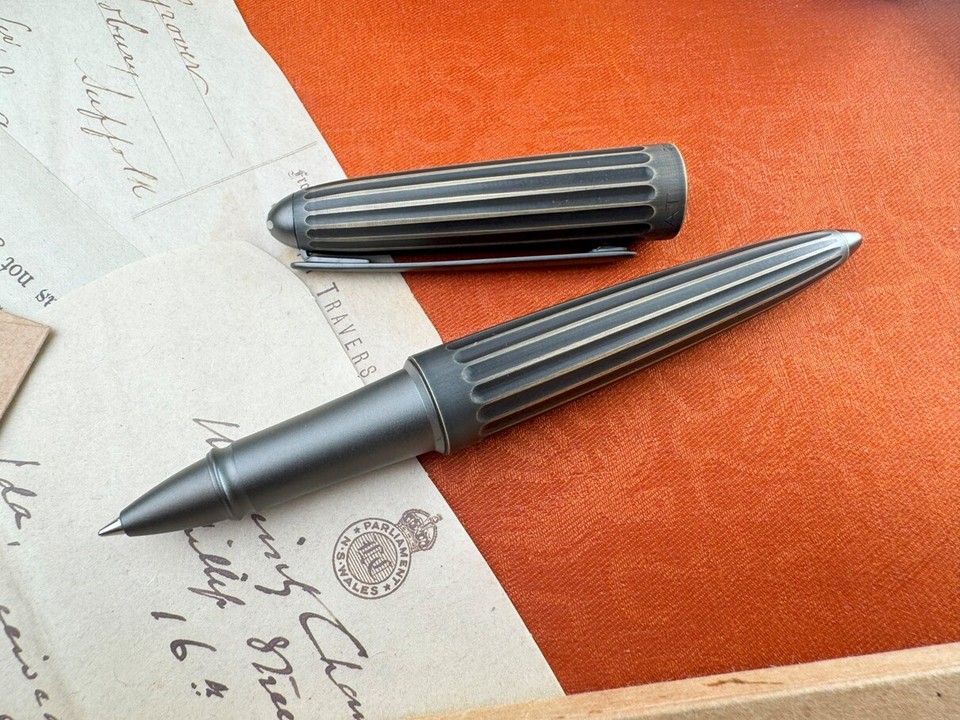 Diplomat Aero Rollerball Pen, Oxyd Brass, New In Box, Made In Germany ...