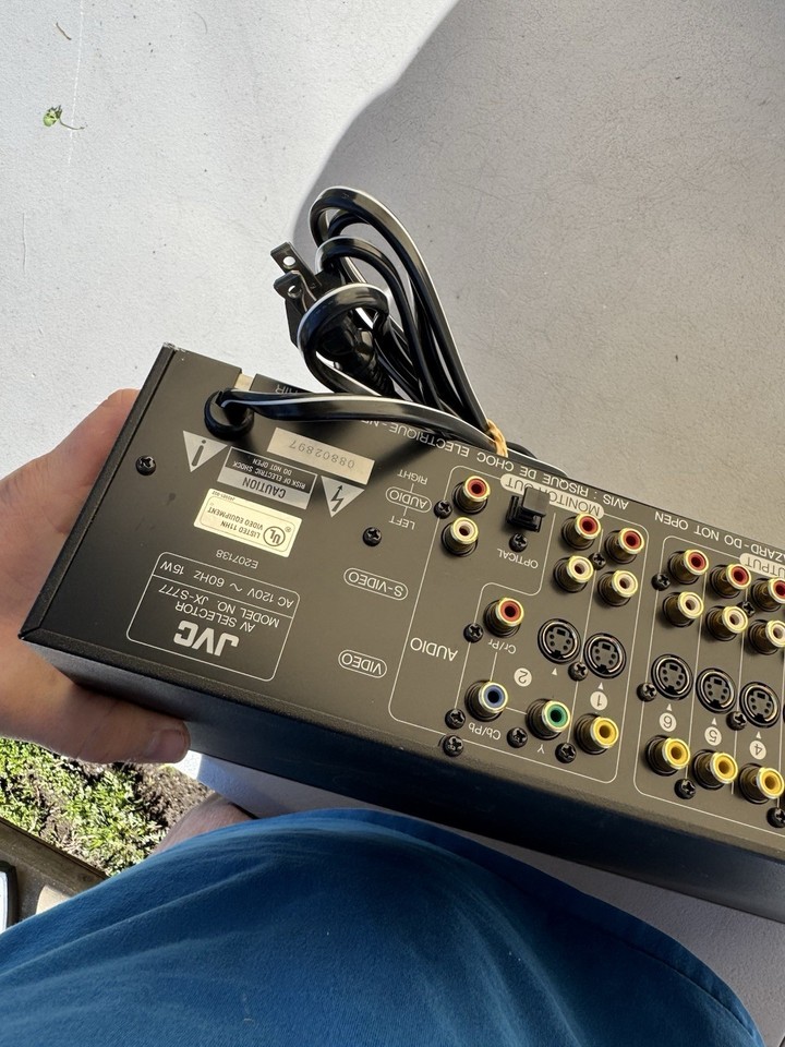 JVC JX-S777 A/V Selector Switcher WITH REMOTE | eBay