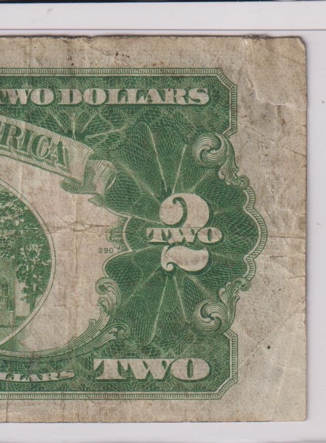 1928-C $2 Red Seal US Note Fr 1504m *EXCEEDINGLY RARE C-A BLOCK MULE ...