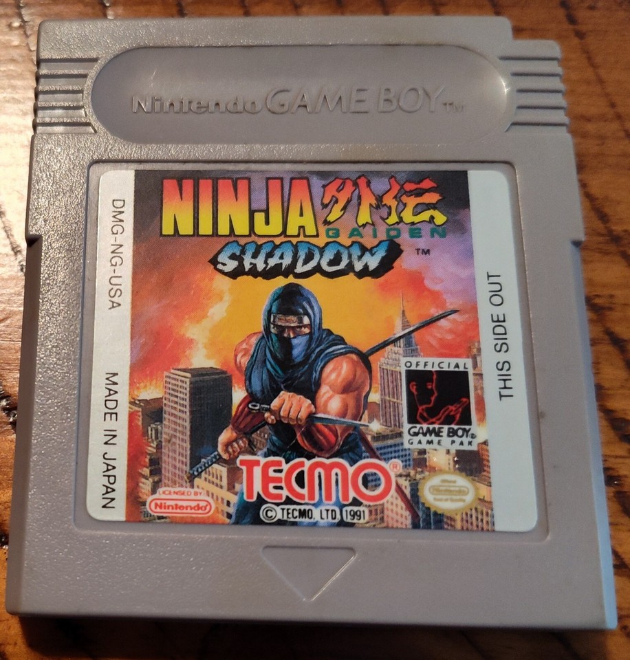 Ninja Gaiden Shadow (Nintendo Gameboy) Authentic W/Cassette Case | eBay