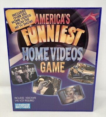 NEW AFV America's Funniest Home Videos Parker Brothers VHS VCR TV Show ...