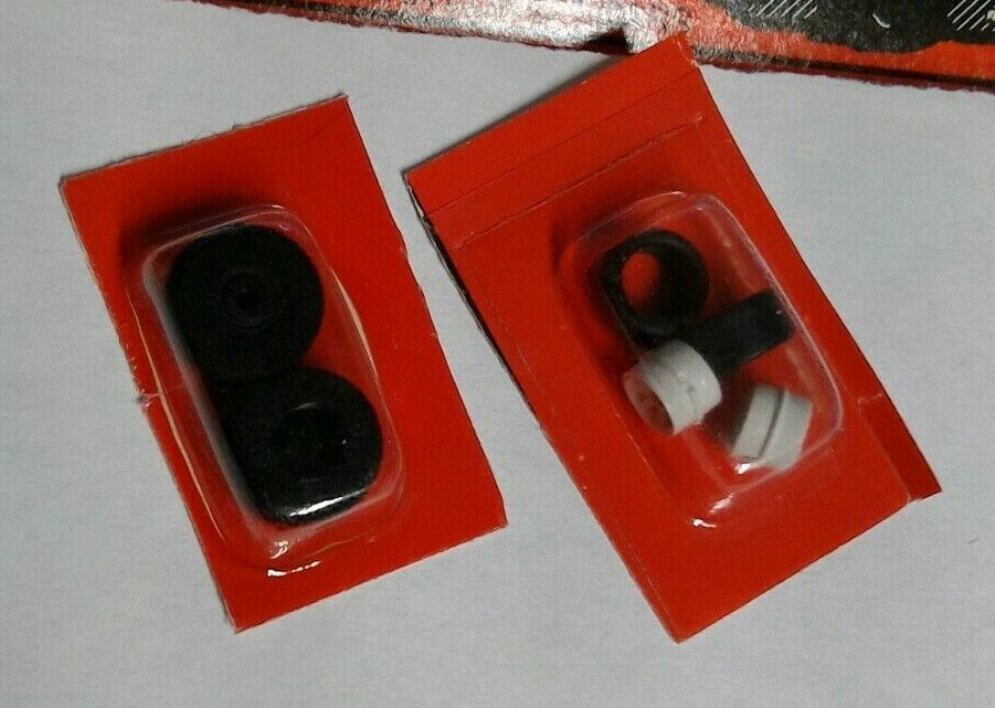 Vintage AFX G-plus rear wheels and tires #8619 & front wheels and tires ...
