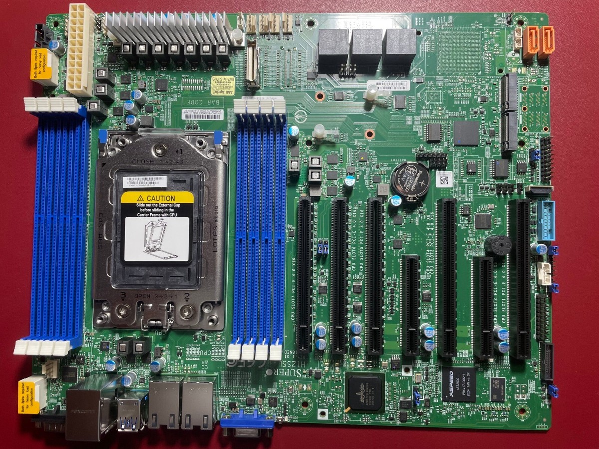 SUPERMICRO H12SSL-C Motherboard ATX Socket SP3, 51% OFF