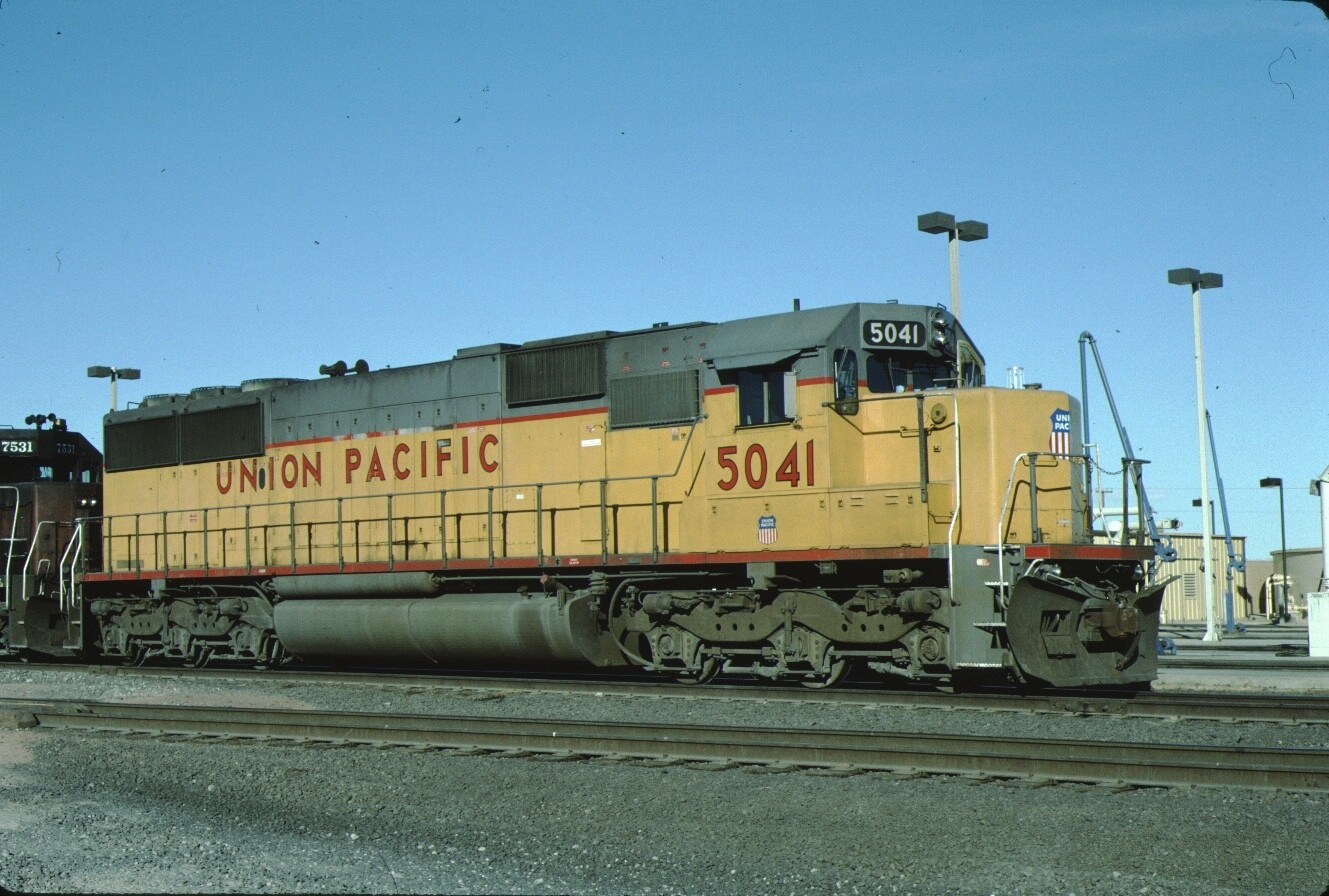 UP Union Pacific EMD SD50 Kodachrome original Kodak slide | eBay
