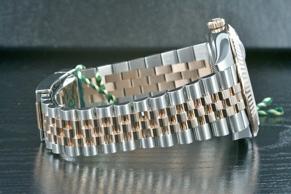 Rolex Datejust 41mm 126331 Jubilee 18K Rose Gold & Steel w/ Sun Dust ...