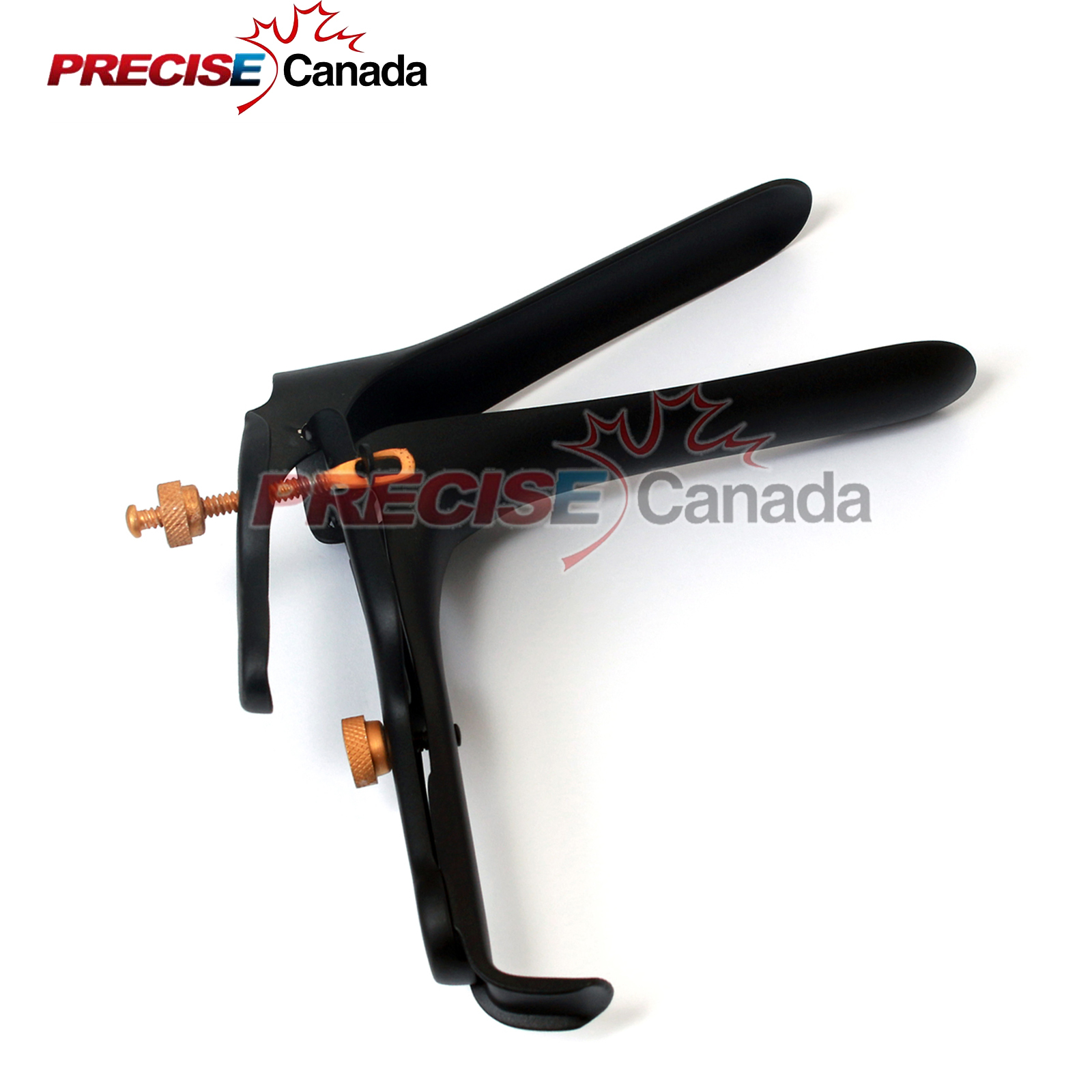 Graves Vaginal Speculum Large Black Coated With Gold Screw Gynecology ...