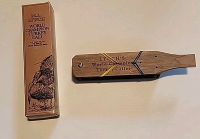 Vintage M L LYNCH World Champion Turkey Call Model No 102 in original ...