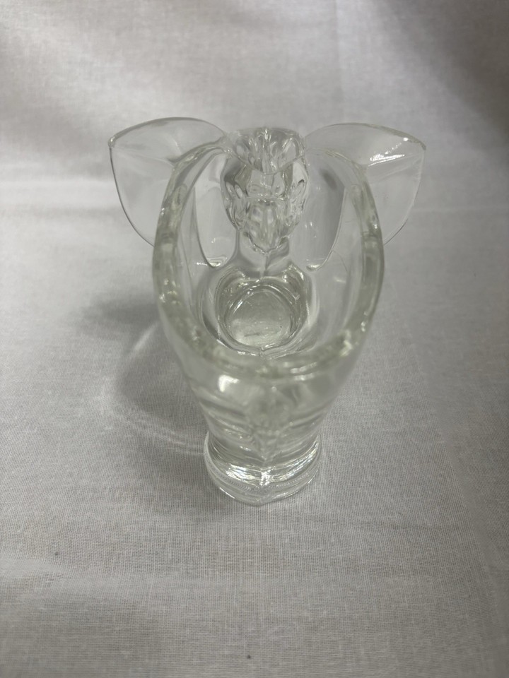 Art Vannes Le Chatel France Crystal Glass Candy Dish Elephant Trunk Up ...
