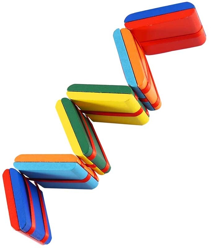 Jacobs Ladder Traditional Wooden Toy Klick Klack Chinese Blocks | eBay UK