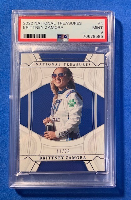 2022 Panini National Treasures - Brittney Zamora #4 /25 for sale online ...