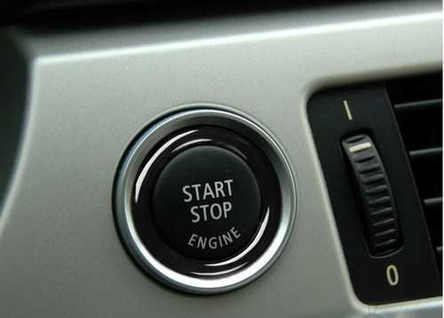 Glossy Black Engine Start Stop Switch Button Cover Trim for BMW E90 E92 ...