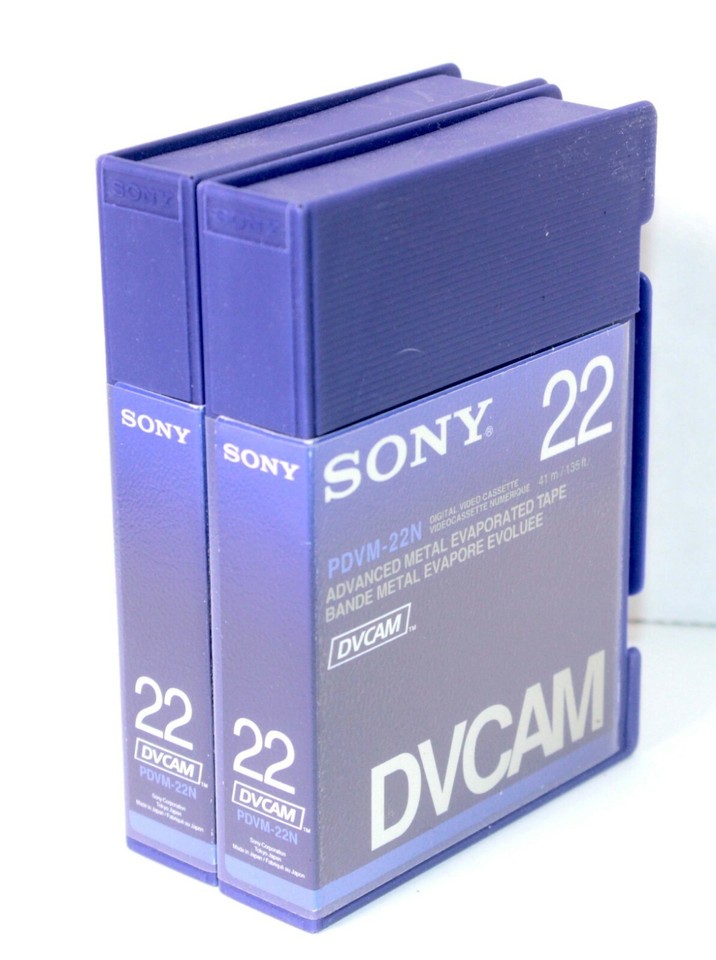 SONY PDVM-22N DVCAM TAPE 2 PCS FREE SHIP | eBay