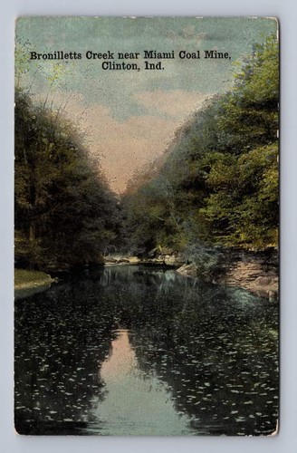 Bronilletts Creek "Miami Coal Mine" Antique CLINTON Indiana Antique ...
