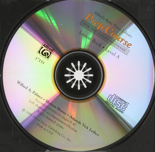 Alfred's Basic Piano Prep Course Lesson Book, Level A, CD/Spoken Word ...