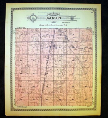 Jackson County Indiana Township Map