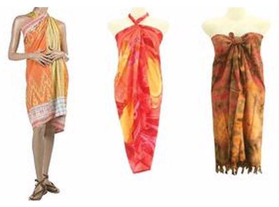 INGEAR Beach w/ Handmade Batik Sarong LADIES Swimsuit Cover Up | eBay