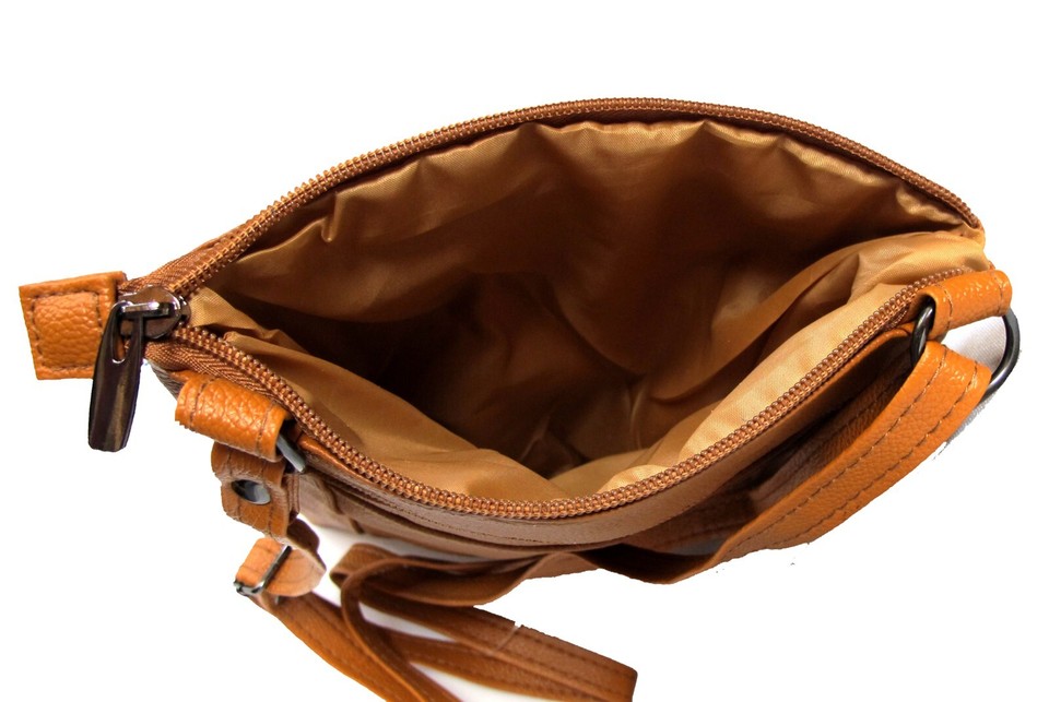 Real Leather Shoulder Bag Handbag Purse Cross Body Organizer Smart ...