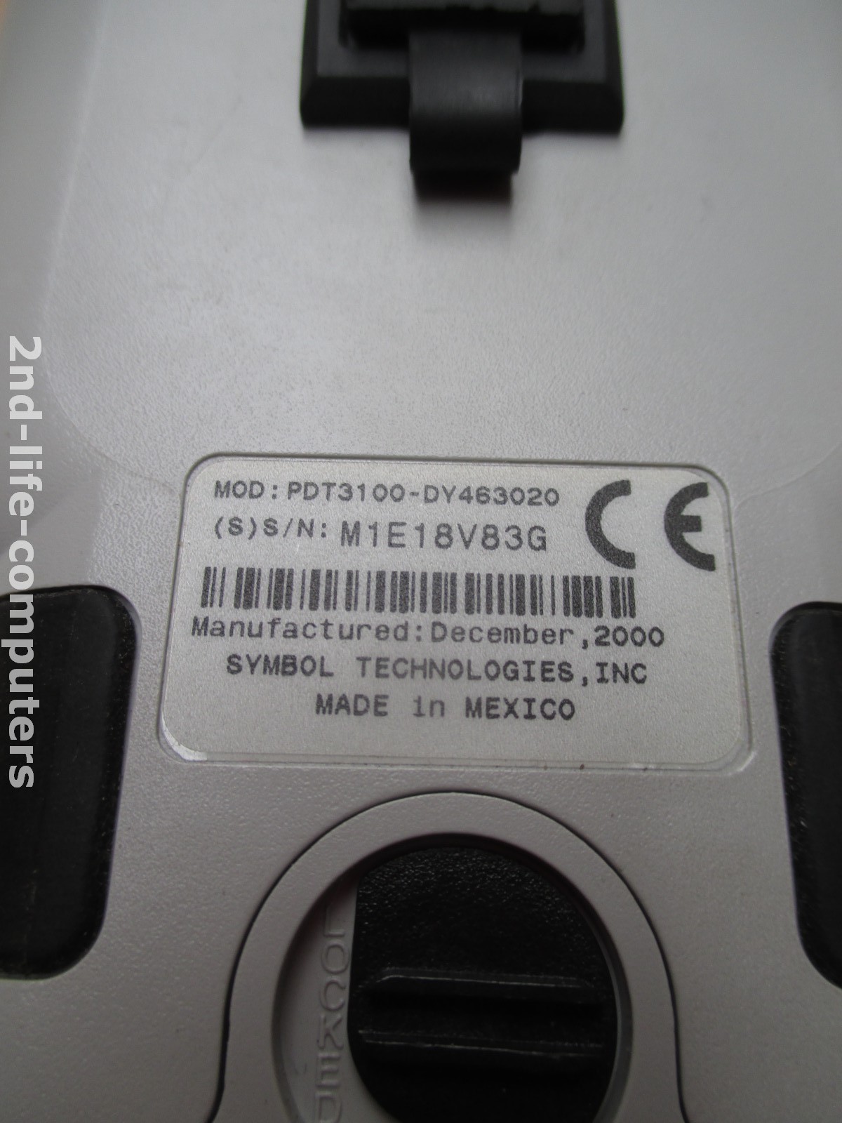 SYMBOL PDT 3100 PDT3100-DY463020 35-Key 4 LINE DISPLAY WHITE SCANNER ...